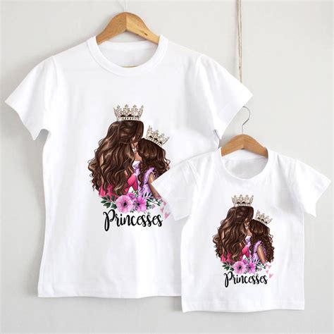 Set Tricouri Mama Si Fiica Princess Uniq Gift Ro