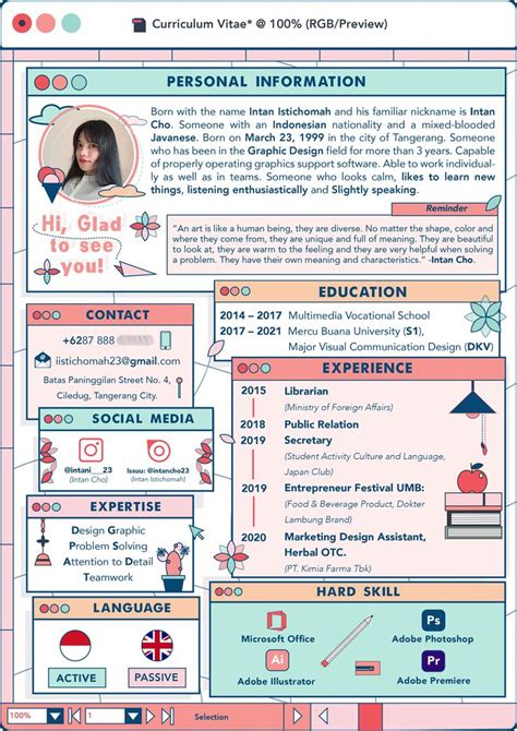 An Info Sheet Showing The Different Types Of Resumes