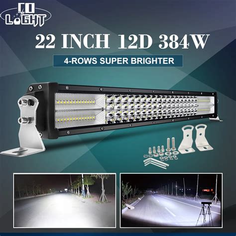 CO LIGHT 12D Quad Rows 22 32 42 50 52 LED Bar Spot Flood LED Light