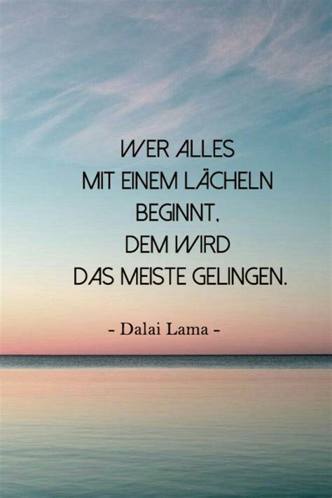 Wer alles mit einem Lächeln beginnt dem wird das meiste gelingen