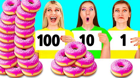 100 Layers Of Food Challenge Fantastic Food Hacks By PaRaRa Challenge