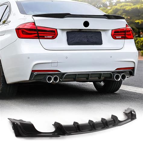 Buy MCARCAR KIT Carbon Fiber Rear Bumper Diffuser Fits For BMW 3 Series
