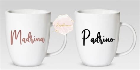 Taza Personalizada Quieres Ser Mi Madrina Padrino Padrinos De Bautizo