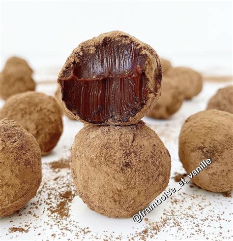 Truffes Chocolat Caramel Framboise Et Vanille