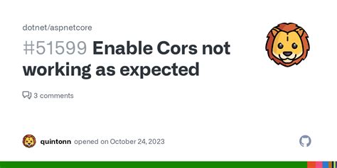 Enable Cors Not Working As Expected Issue 51599 Dotnet Aspnetcore