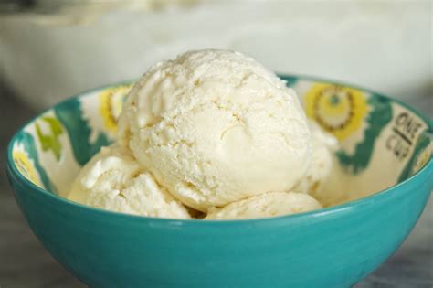 Helado De Vainilla Casero