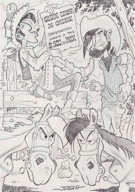 Jordan Julian Original Drawing Lucky Luke Le Retour Catawiki