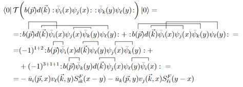 quantum electrodynamics wick theorem and explicit vanishing of text{vacuum} to e bar{e