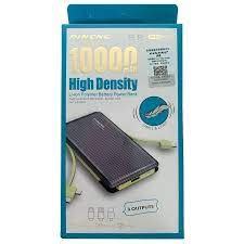 Carregador Portátil Tipo C 10000mAh Power bank Pineng Pn 956 3x1