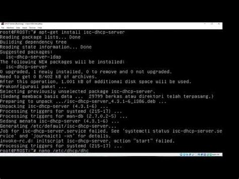 Cara Instal Dan Konfigurasi Dhcp Server Debian Pada Virtualbox Youtube