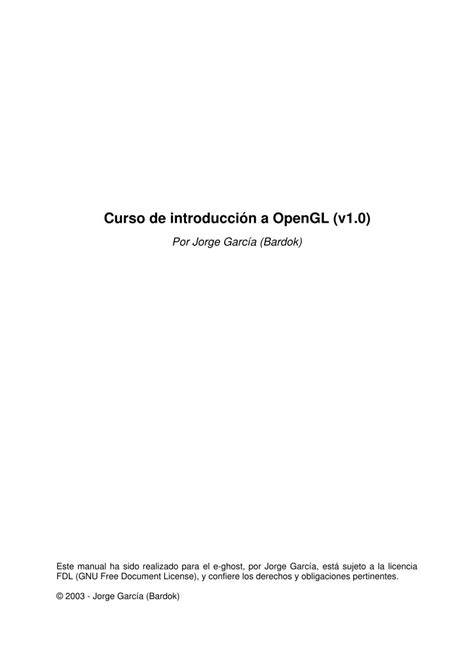 pdf de programación curso de introducción a opengl v1 0