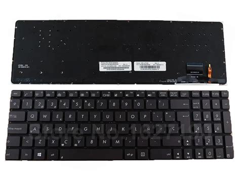 SP Spanish Laptop Keyboard For ASUS UX51 GRAY Backlit Without FRAME