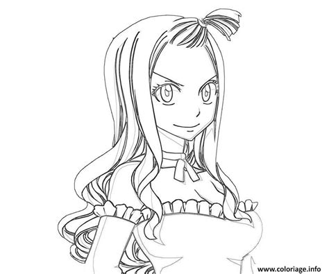 Coloriage Fairy Tail Mirajane Jecolorie