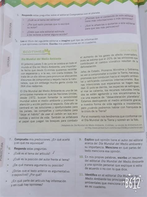 6 Leo el título del siguiente editorial e imagino que tipo de