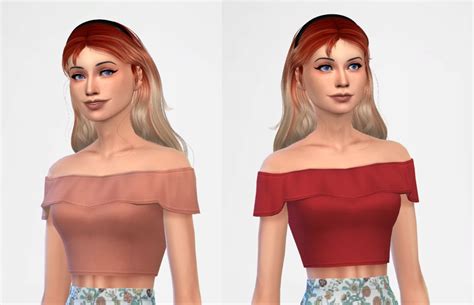 Sims Crop Tops Cc Snootysims