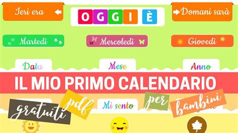 Il Mio Primo Calendario Perpetuo Eta 3 9 Anni PDF Gratuiti