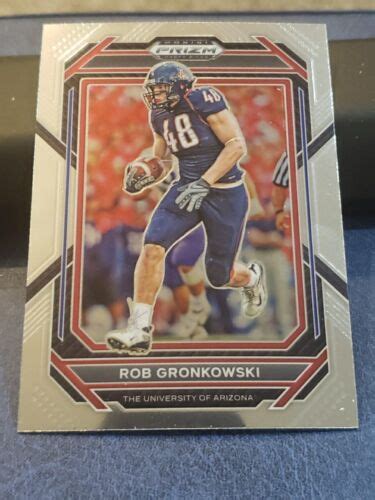 2023 Panini Prizm Draft Picks Football Rob Gronkowski 84 Base Card