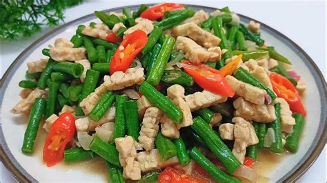 RESEP TUMIS TEMPE KACANG PANJANG DENGAN SAUS TIRAM SEDERHANA DAN ENAK