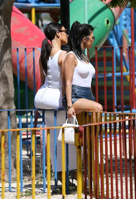 Stretched To The Limit Kim S Massive Butt Almost Rips Open Her Dress