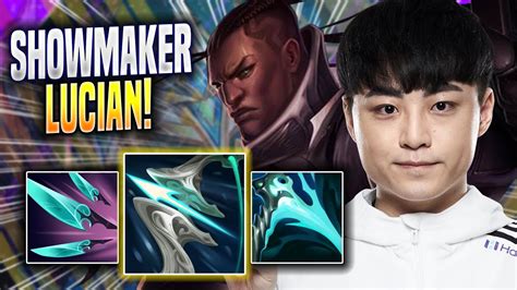 SHOWMAKER TRIES NEW META LUCIAN MID DK ShowMaker Plays Lucian MID Vs