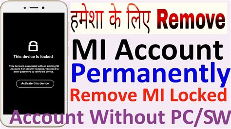 How To Remove Mi Account From Mi Phone Login Pages Info