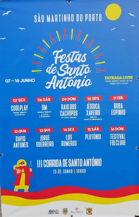 Festas De Santo Ant Nio S O Martinho Do Porto