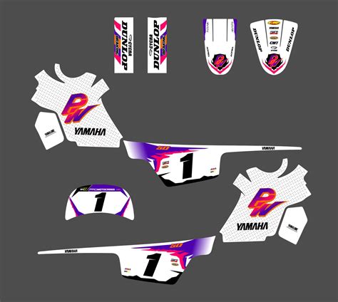 Kit déco Yamaha PIWI 50 PW Anniversaire Boutique Kit Déco Moto