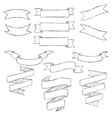 Hand Drawn Banners Set Royalty Free Vector Image