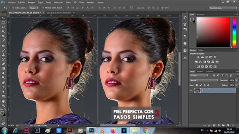 Como Hacer Un Retoque De Piel Profesional Photoshop Youtube