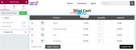 How To Edit WooCommerce Cart Page With Elementor