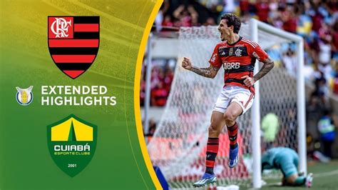 Flamengo vs Cuiabá Extended Highlights Brasilerao Série A CBS