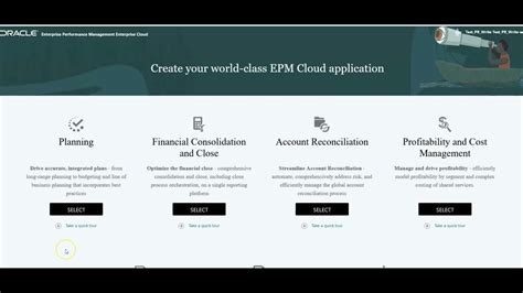 Oracle Epm Planning Cloud Introduction To Epbcs Application Creation