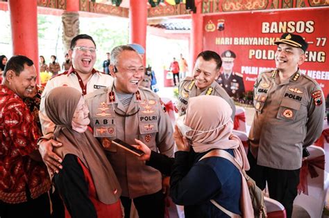 Sambut Hari Bhayangkara Ke 77 Polda Jateng Gelar Bakti Sosi