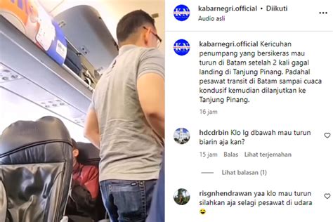 Viral Video Penumpang Citilink Jakarta Tanjungpinang Ngamuk Minta