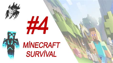 Minecraft Hayatta Kalma Minecraft 4 Gün Köylüler Yıkılan Evi Onarmış