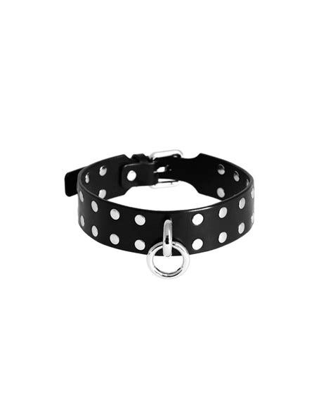 Leather Men Collar Submissive Male Choker Mens Collar BDSM Etsy