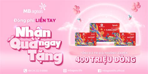 Chương trình khuyến mại Đóng phí liền tay Nhận ngay quà tặng MB