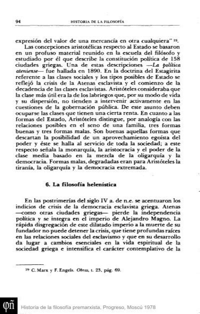 Historia De La Filosof
