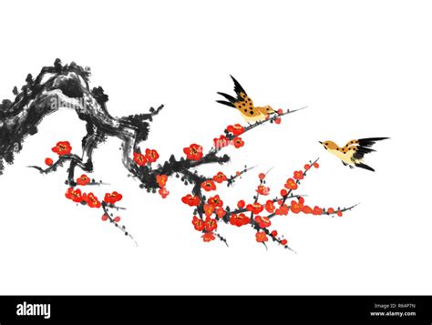 Plum Blossom Chinese Painting Hi Res Stock Photography And Images Alamy