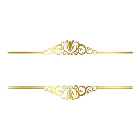 Marco De Borde De Texto Dorado PNG Dibujos Borde De Texto Texto