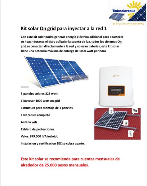 TODO SOLAR CHILE Generación de energía
