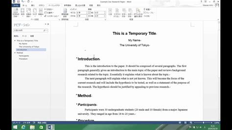 How To Format Your Research Paper YouTube