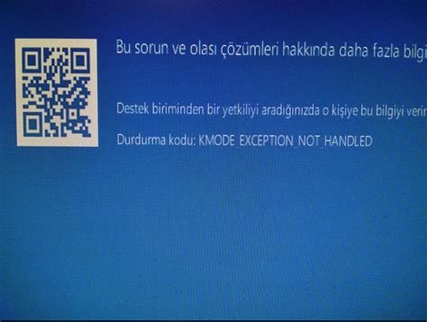 Mavi ekran hatası Technopat Sosyal