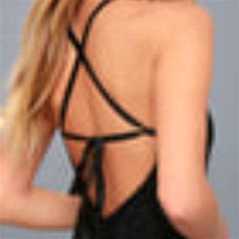 Lulus Dresses La Belle Vie Black Lace Backless Skater Dress Poshmark