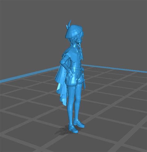原神温蒂3D打印模型 原神温蒂3D打印模型stl下载 动漫游戏3D打印模型 Enjoying3D打印模型网