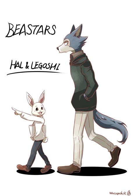 Legoshi And Haru Beastars Drawn By Watagashikn Danbooru