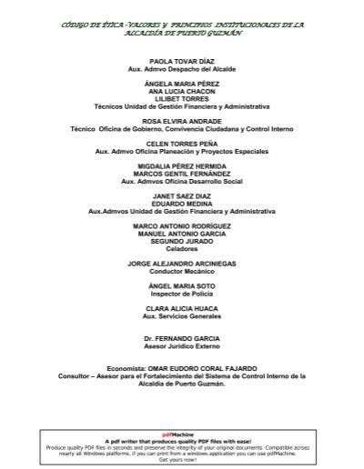 CDIGO DE TICA VALO