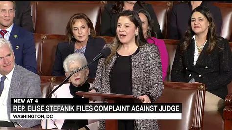 Stefanik Files Misconduct Complaint Against DC Judge Over Trump