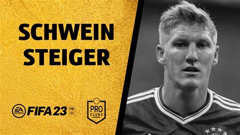 FIFA 23 Cómo hacer a SCHWEINSTEIGER en CLUBES PRO YouTube