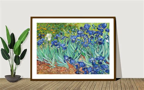 Irises Saint Remy By Vincent Van Gogh Fine Art Print Etsy